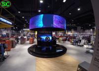 China P4 Indoor Flexible Curve LED Billboard Display - 4mm Pixel Pitch, 62,500 Pixels/m² Density, RGB 3-in-1 Technology for sale
