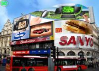 China P25 Outdoor Full Color LED Display 1600 pixels per sqm 8000cd Brightness for Advertising for sale