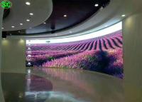 China P6 Indoor Full Color LED Display 27777 Dots per Sqm Curve Flashing Screen Novar System for sale