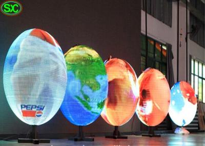 China P4 Indoor Soft Magic Ball SMD LED Screen with 62,500 Pixels/m² Density and 120° Viewing Angle for sale