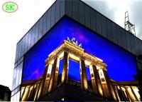 China Outdoor P6 Full Color LED Display 192mm Module 7500cd Brightness Digital Advertising Board for sale