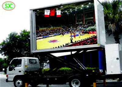 China P5 Outdoor Full Color LED Mobile Advertising Truck Trailer with 6500 Nits Brightness for sale