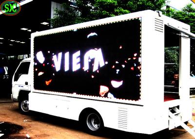 China Mobile LED Screen Truck Full Color Vehicle Mounted Advertising Display 6mm Pitch 6500 Nits for sale