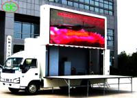 China Full Color Outdoor P4.81 Mobile Truck LED Display 6500 Nits Advertising Sign Trailer for sale