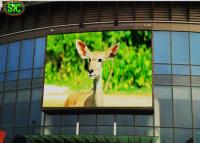 China Outdoor Full Color P8 SMD LED Display 1024x1024mm Iron Cabinet Fixed Wall Mount Advertising Screen for sale