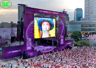 China Outdoor P3.91 500x500mm LED Screen 14kg 75mm Rental Display Full Color for sale