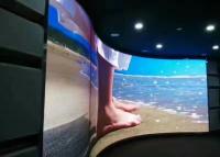 China P6 Curved LED Display LED Scrolling Display Panels Energy Saving for sale