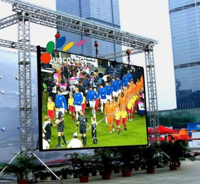 China SMD1921 P3.91 outdoor led screen 3840HZ brightness 5500cd cabinets 500mm x 500mm outdoor full color led display for sale