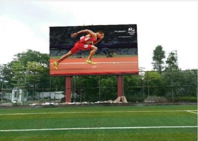 China P10 IP65 Outdoor Stadium LED Display 10000pixels/m² 7500cd/m² Soccer Sports Screen Wall for sale