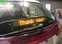 China RGB Car LED Sign Display 320x160mm IP65 Waterproof with Meanwell Power Supply 8000cd/m² Brightness for sale
