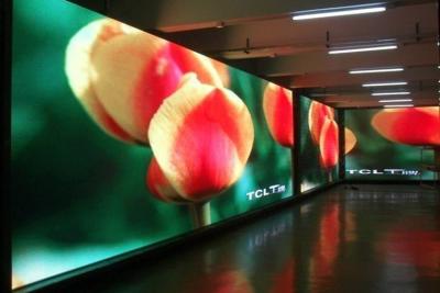 China P4.81 Outdoor LED Display Screen 250x250mm Module IP65 6500cd Brightness for Mall Airport for sale