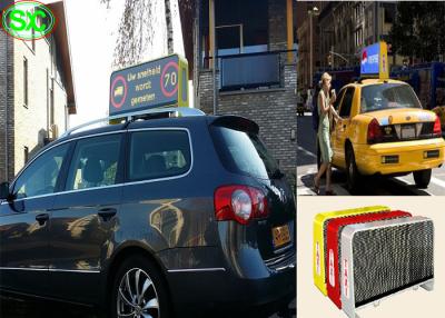 China P5 Outdoor LED Moving Sign Display 5mm Pixel Pitch 40000 Pixels/m² IP65 Waterproof 12V Vehicle Screen for sale