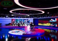 China P2.976 HD Indoor Flexible LED Screen 1500cd/m2 with Arc Locks for Theatre TV Station for sale