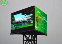 China Waterproof P10 Outdoor LED Display Billboard IP65 10000pixels per sqm 8000cd Brightness for sale