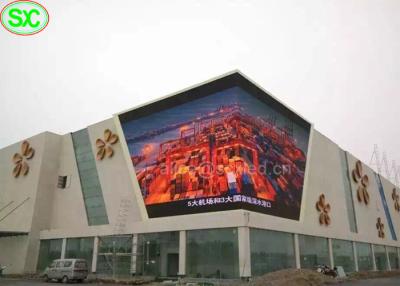 China Waterproof P10 Outdoor LED Display Billboard IP65 10000pixels per sqm 8000cd Brightness for sale