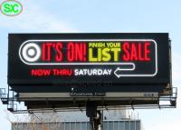 China Ultra Thin RGB P6 P8 IP65 LED Advertising Billboard 500x500mm 3 Year Warranty for sale