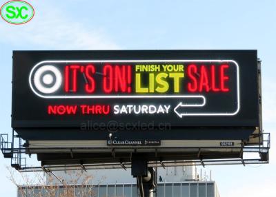China Ultra Thin RGB P6 P8 IP65 LED Advertising Billboard 500x500mm 3 Year Warranty for sale