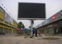 China P10 Outdoor LED Advertising Billboard 8000cd Brightness Waterproof Display 320x160mm for sale