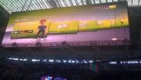 China Commercial Outdoor P8 Full Color LED Display 6500nits Wall Mounted Advertising Screen for sale