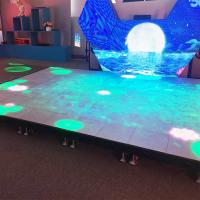 China RGB Glowing LED Dance Floor Waterproof Rating LSN/NoVa Control System0 for sale