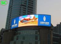 China SMD P10 Waterproof Curved Cylinder Curtain LED Display 360 Degree 320x160mm for sale