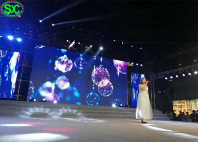 China Flexible HD Stage LED Display Video Wall 500x500mm P3.91 100000Hrs Life for sale