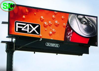 China P10 Outdoor LED Display Screen 10mm Pixel Pitch 10000 Pixels/m² High Brightness 8000cd/m² Advertising Sign for sale