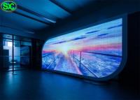 China Indoor Full Color Flexible LED Display Screen P6 192x192mm High Brightness 2500cd for sale