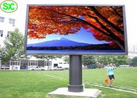 China SMD HD P10 RGB LED Display 320x160mm Outdoor Advertising Video Board 10000pixels/m² for sale