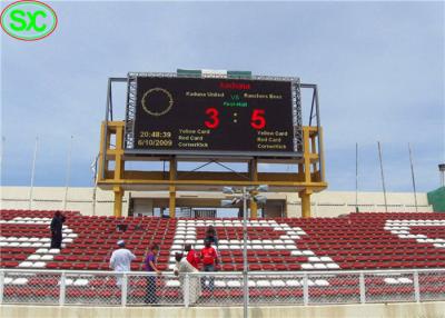 China High Definition Waterproof P10 Outdoor Led Display Stadium With Score time System for sale