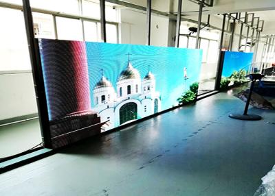 China P6 Indoor Fixed LED Display 2500 Nits 27777 Dots/sqm Steel Cabinet for Advertising for sale