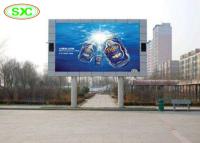 China Outdoor Fixed Advertising LED Display Screen P6 SMD 3535 384x192mm 62500 Pixels per sqm for sale