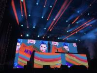China RGB LED Display Board 5000 Nits 3.91 Pixel Pitch Flexible Non-Stuttering 500x500mm for sale