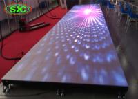 China Anti-collision Indoor P6.25 LED Dance Floor 500kg Load Capacity 3000cd Brightness for sale