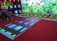 China High Brightness  P10 Catwalk Stage Interactive Dance Floor 1/4 Scan for sale
