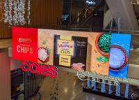 China Outdoor Full Color LED Display Screen Iron Cabinet P25 7500cd Brightness Rental for Streets for sale