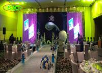 China P3.91 Indoor Rental LED Screen 500x1000mm Die Cast Aluminum Cabinet 1200cd/m² for sale