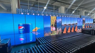 China P3.91-7.82 Outdoor Transparent LED Display 2000cd Brightness WiFi USB Full Color for sale