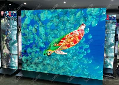 China Full Color P3.91 Transparent LED Screen 3840Hz Refresh Rate 1000x500mm for Stage for sale