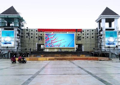 China Outdoor P10 Full Color Stadium Perimeter Large Advertising LED Display Screen 5000cd Brightness for sale