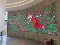 China Full Color P2.5 LED Curtain Wall Display Indoor Stadium Stage Screen 160000 Pixels for sale