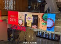 China P6 Outdoor Waterproof Full Color Transparent LED Screen 576x576mm Module 7500cd/m² Brightness for sale
