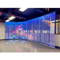 China SMD2525 High Brightness Full Color Transparent LED Wall Light 4500 cd/sqm IP54 100000 Hours for sale