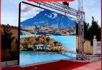 China Outdoor P10 Full Color LED Display Roadside Digital Signage 7500cd Brightness 100000h Lifespan for sale