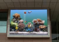 China Outdoor P6 Full Color LED Screen 6500cd High Brightness Fixed Installation Advertising Display for sale