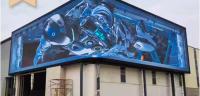 China P8 Outdoor Fixed LED Advertising Screen 320x160mm SMD Full Color Energy Saving Billboard Display Panel for sale