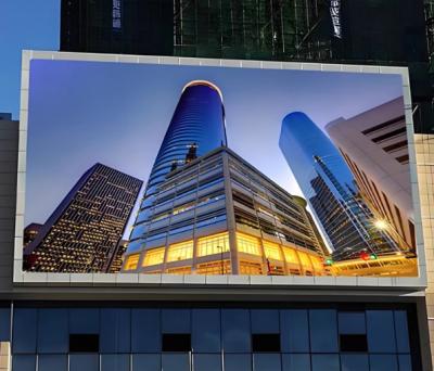 China P8 Outdoor Full Color SMD3535 LED Advertising Screen 8mm Pitch IP65 Waterproof 6500nits for sale