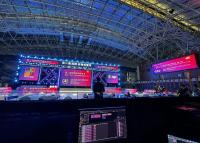 China Die-Cast Aluminum P4.81 Outdoor LED Display 7500cd Brightness RGB Full Color Rental Screen for sale