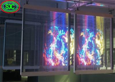 China Highly Stable Indoor Transparent LED Transparent Screen With Weatherproof Ultra-Thin Panel Design for sale