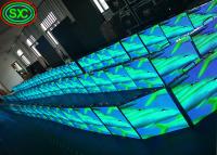 China Indoor P3.91 Die Cast Aluminum Rental LED Display 500x500mm Slim Cabinet Stage Screen for sale
